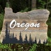 FREE SHIPPING, Oregon Sign, Oregon State Decor, State Wall Art, Oregon ...