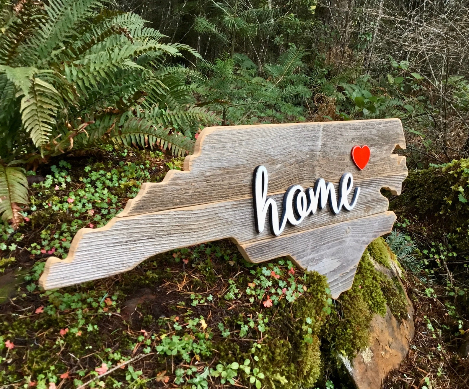 North Carolina State Sign Wood State Signs North Carolina - Etsy