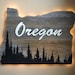 FREE SHIPPING, Lighted Oregon Decor, Oregon Wall Art, Oregon Sign ...