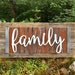 Large Family Sign, Wood Signs, Family Signs, Rustic Home Decor, Rustic ...