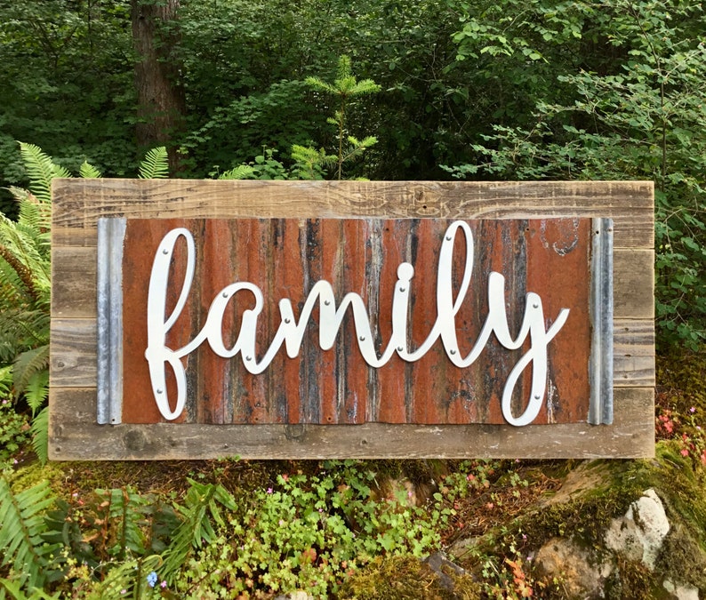 Large Family Sign Wood Signs Family Signs Rustic Home | Etsy