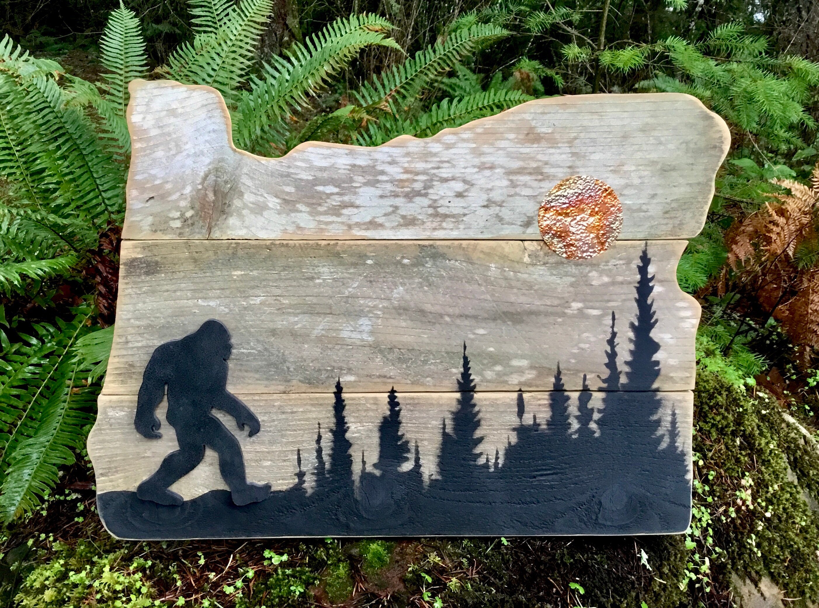 Bigfoot Decor Bigfoot Art Sasquatch Sasquatch Sign | Etsy