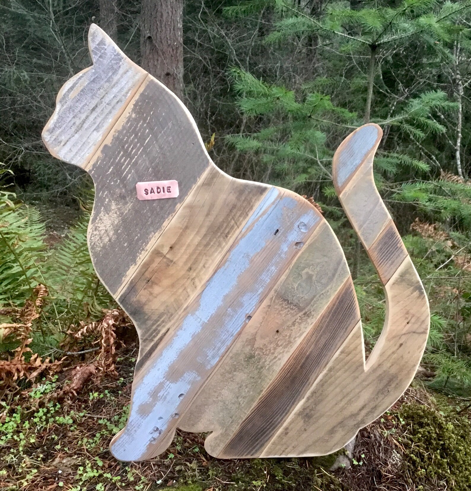 Cat Gifts Wood Cat Cutout Cat Wood Wall Art Cat Lover - Etsy