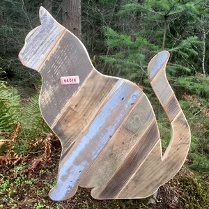 Cat Gifts, Wood Cat Cutout, Cat Wood Wall Art, Cat Lover, Custom Cat ...