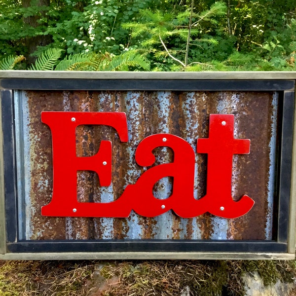 Eat Sign - Etsy