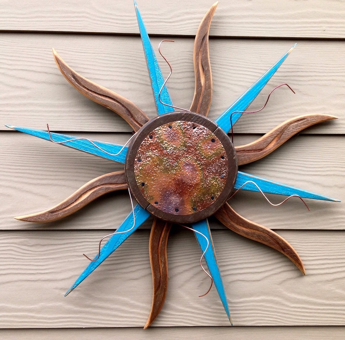 Teal Sun You Are My Sunshine Sun Art Sun Wall Decor Sun | Etsy