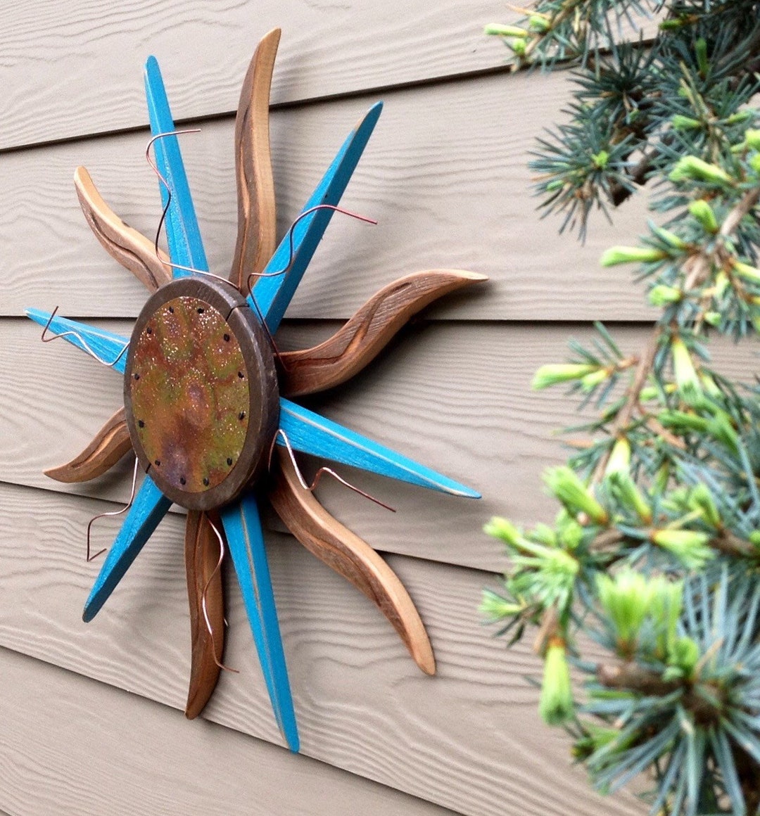 Teal Sun, You Are My Sunshine, Sun Art, Sun Wall Decor, Sun Decor ...