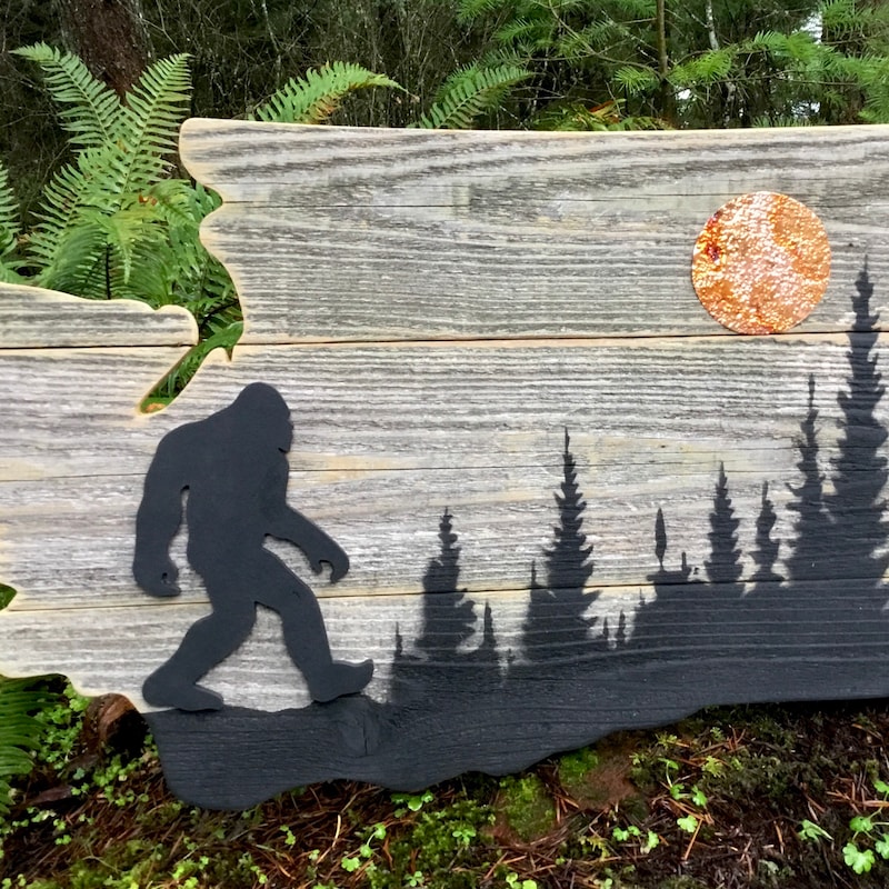 Bigfoot Art - Etsy