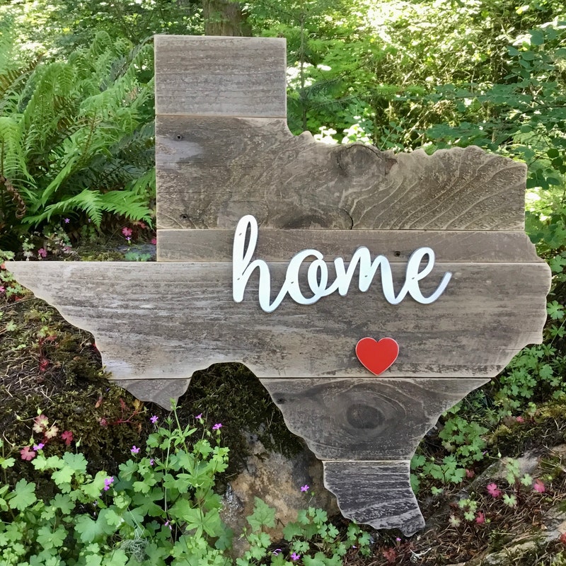 Texas Wood Sign - Etsy