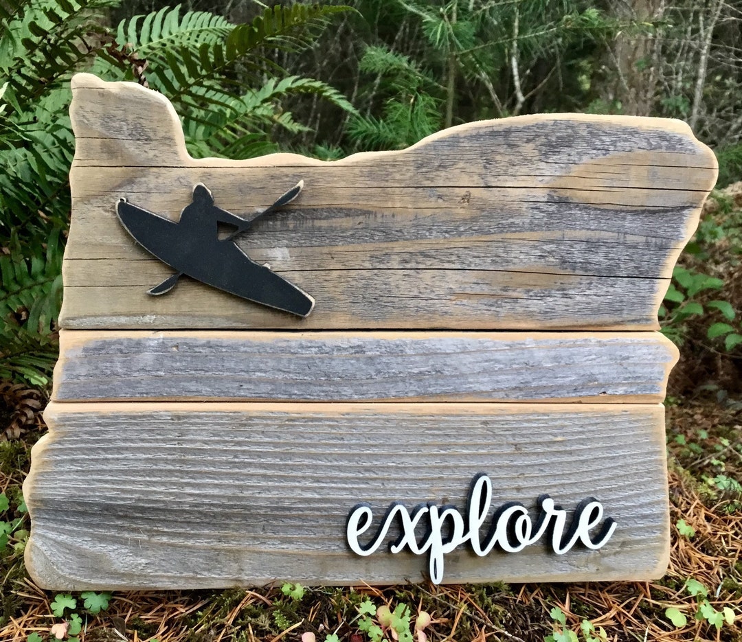 Kayak Gifts, Kayaking Gifts, ANY USA STATE, Kayak, Kayaker, Kayak Signs ...