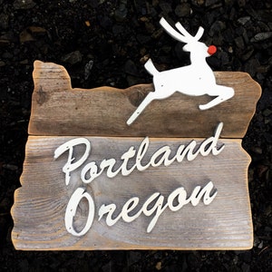 Portland Oregon Sign Portland Oregon Old Town Sign White | Etsy