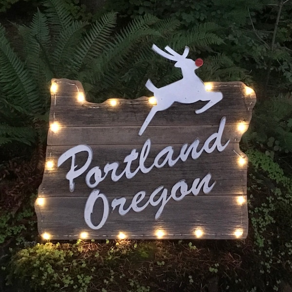 Portland Oregon Sign - Etsy