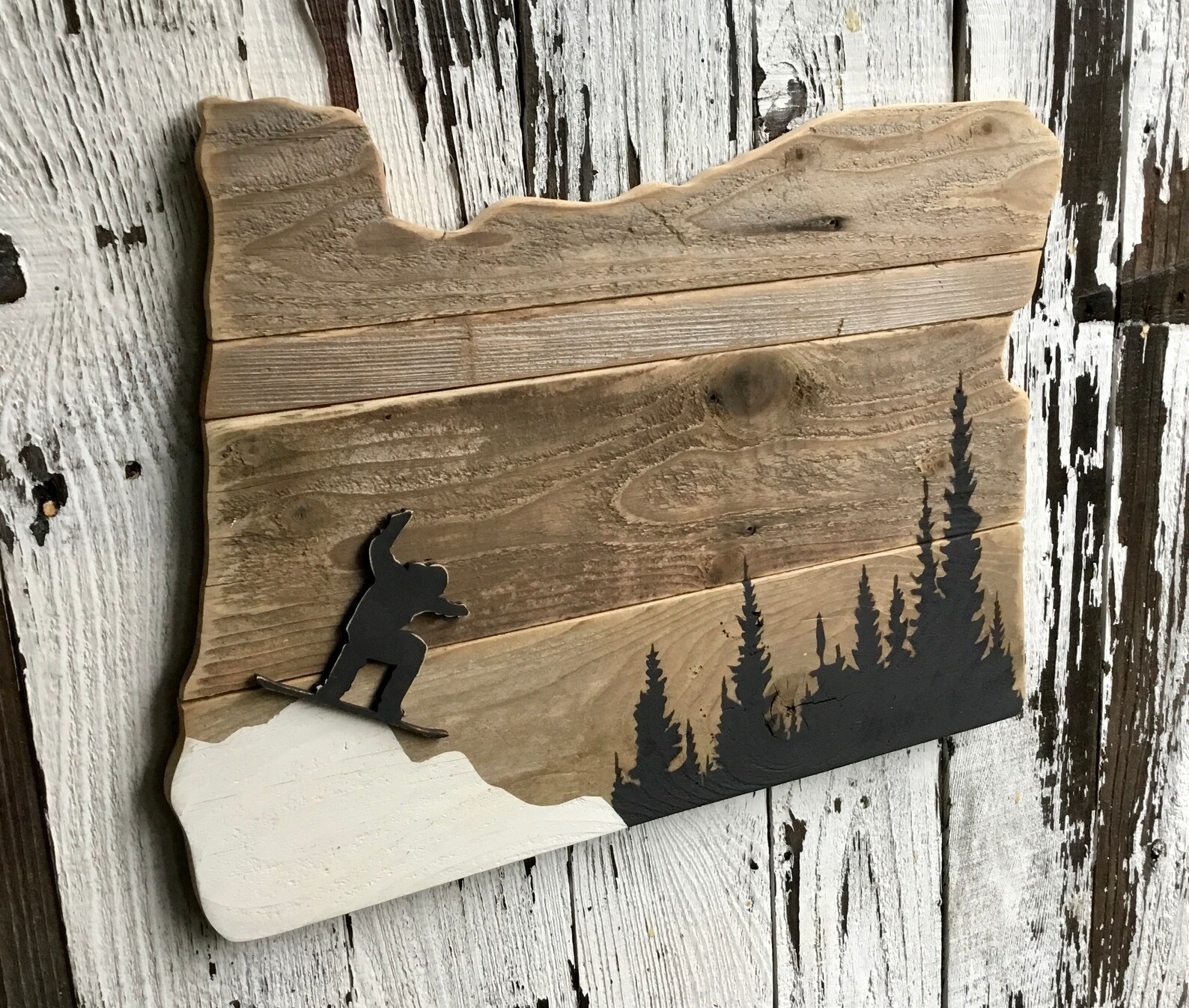 SKI/SNOWBOARD FREE Shipping Snowboard Sign Snowboarding - Etsy