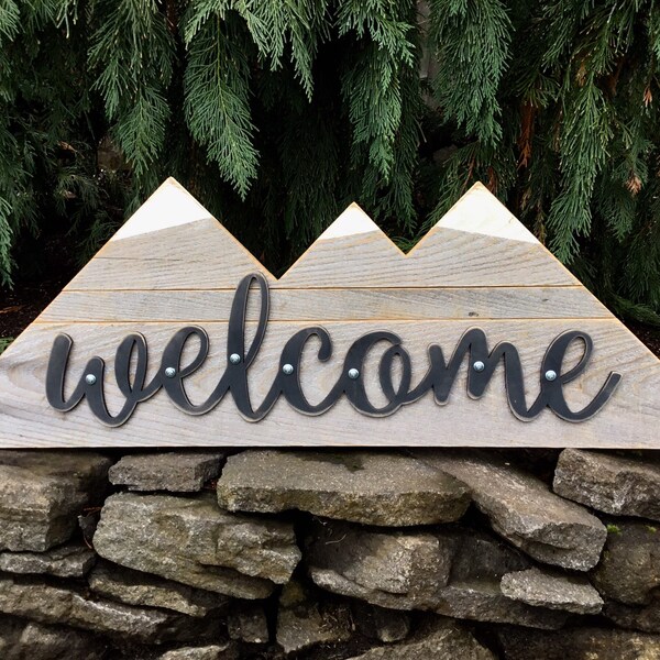 Mountain Front Door Signs - Etsy