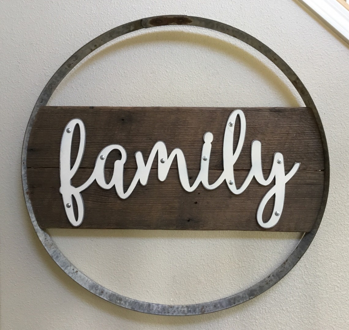 Family Sign Family Wood Sign Wine Gifts Wine Signs Rustic | Etsy