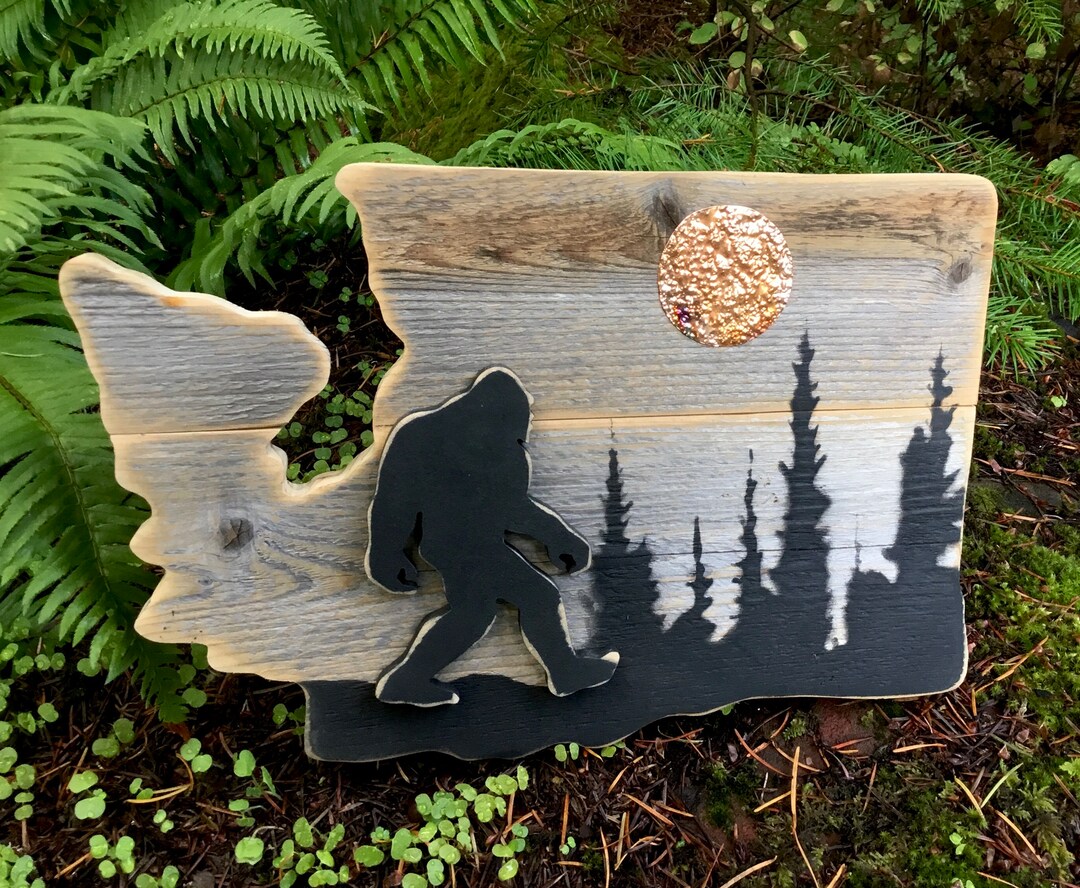 Bigfoot Decor, Bigfoot Art, Sasquatch, Sasquatch Sign, Bigfoot ...