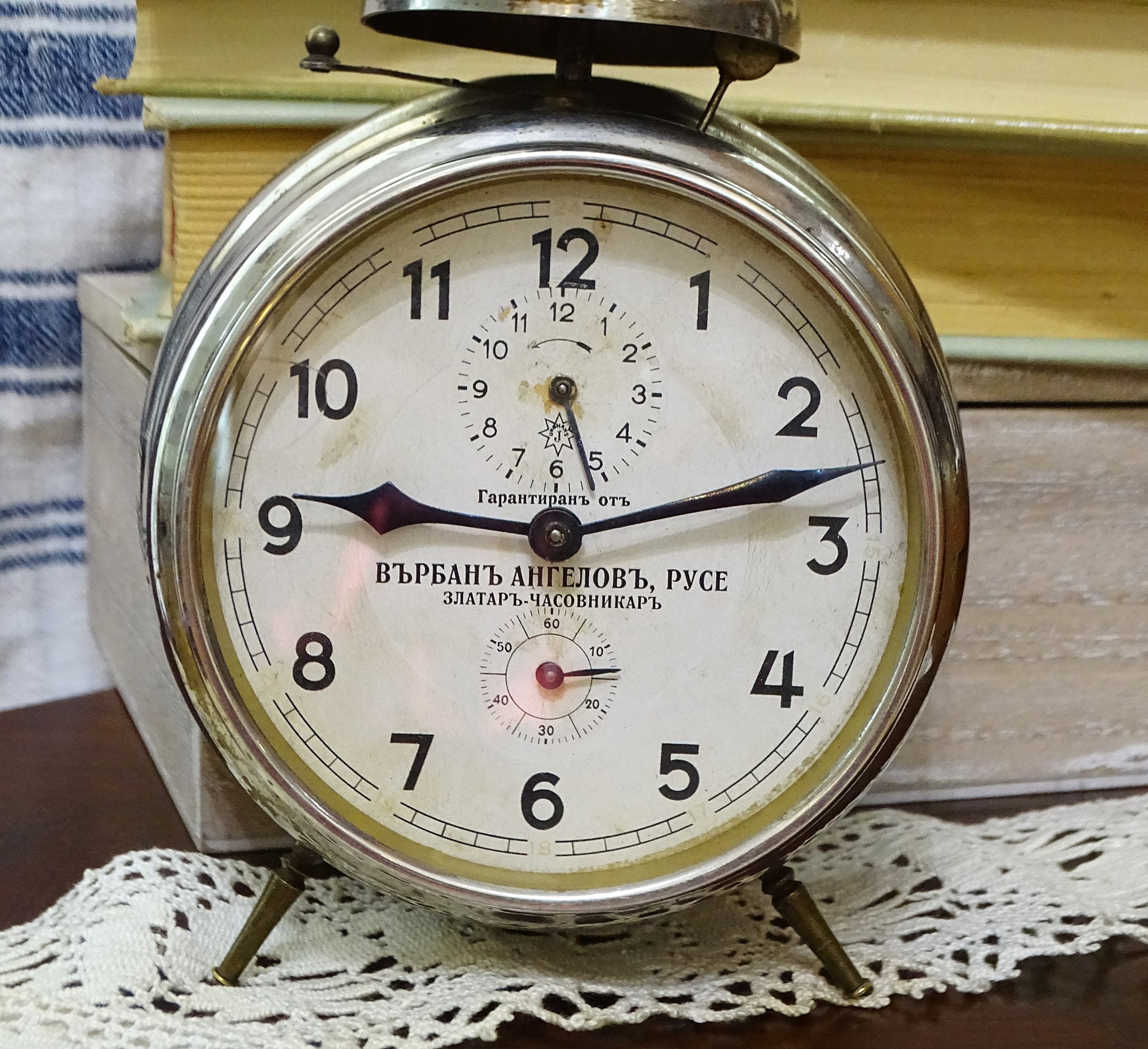 Antique German Alarm Clock Junghans, Vintage Alarm Clock, Working ...