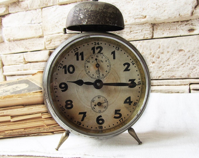 Antique German Alarm Clock Junghans Vintage Alarm Clock - Etsy
