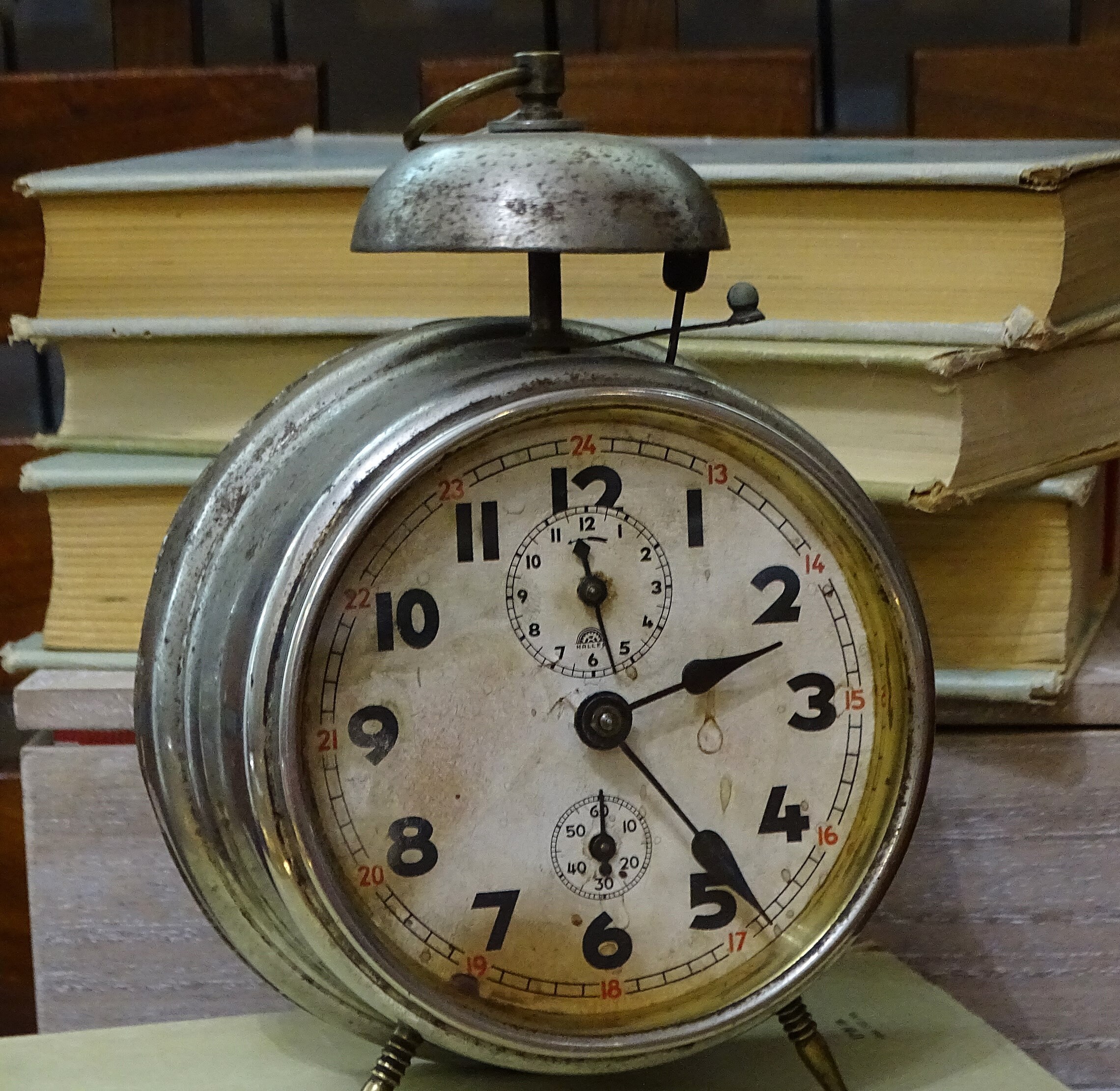 Antique German Alarm Clock Haller-1920,working Clock,retro Clock,old ...