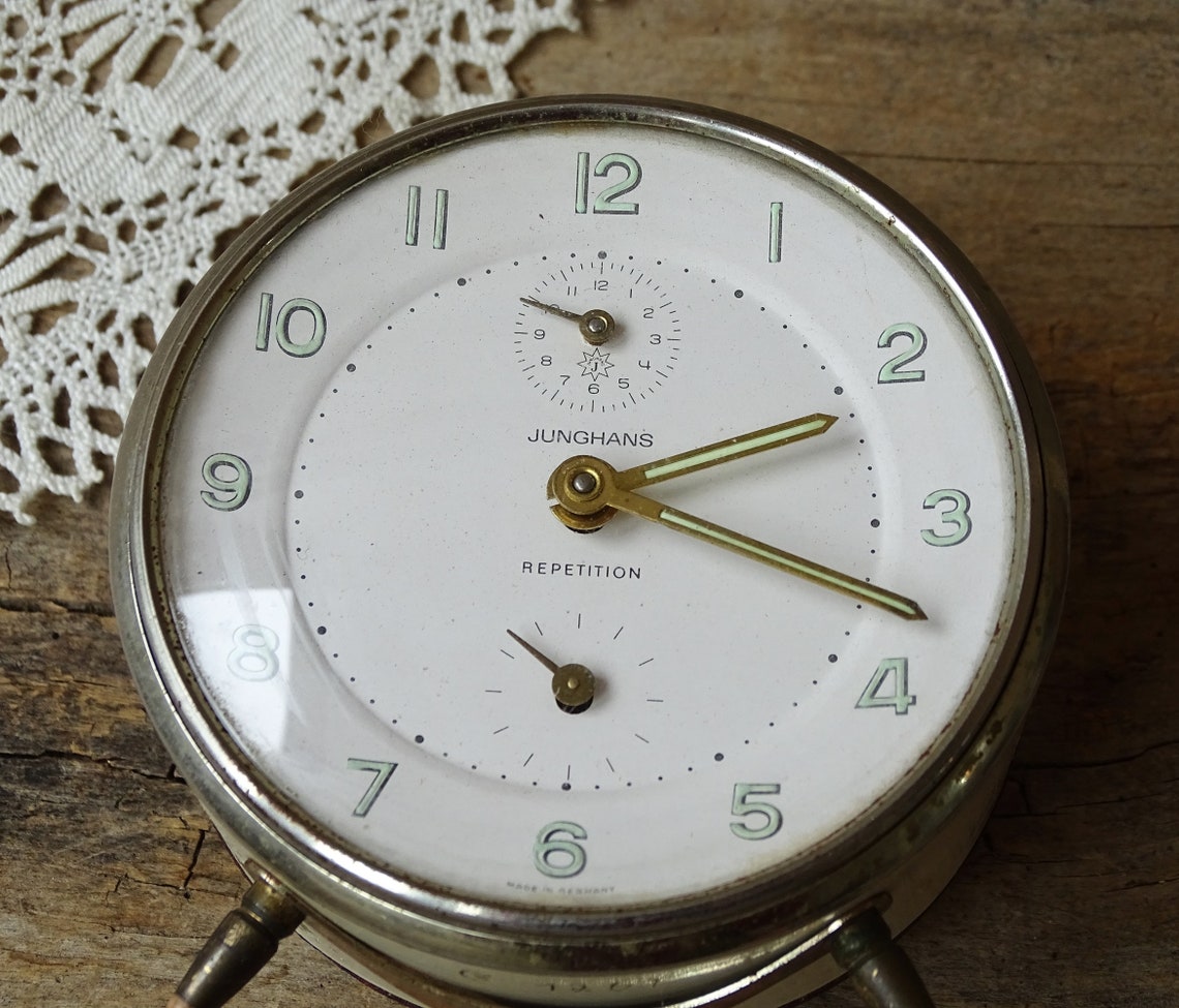 Vintage German Alarm Clock Junghans Repetition Mechanical - Etsy