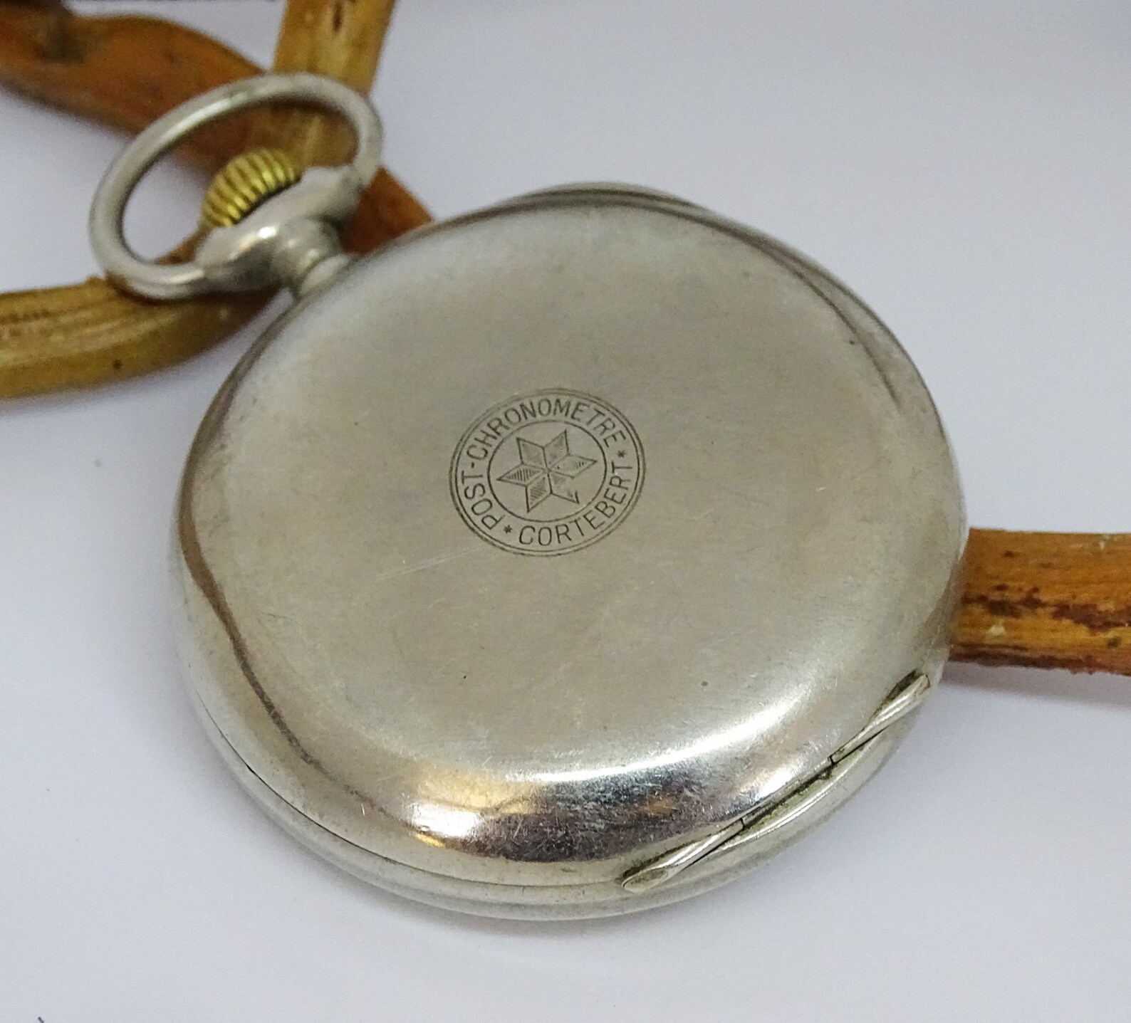 Rare poche en Suisse montre Cortebert poste Chronometre montre gousset ...