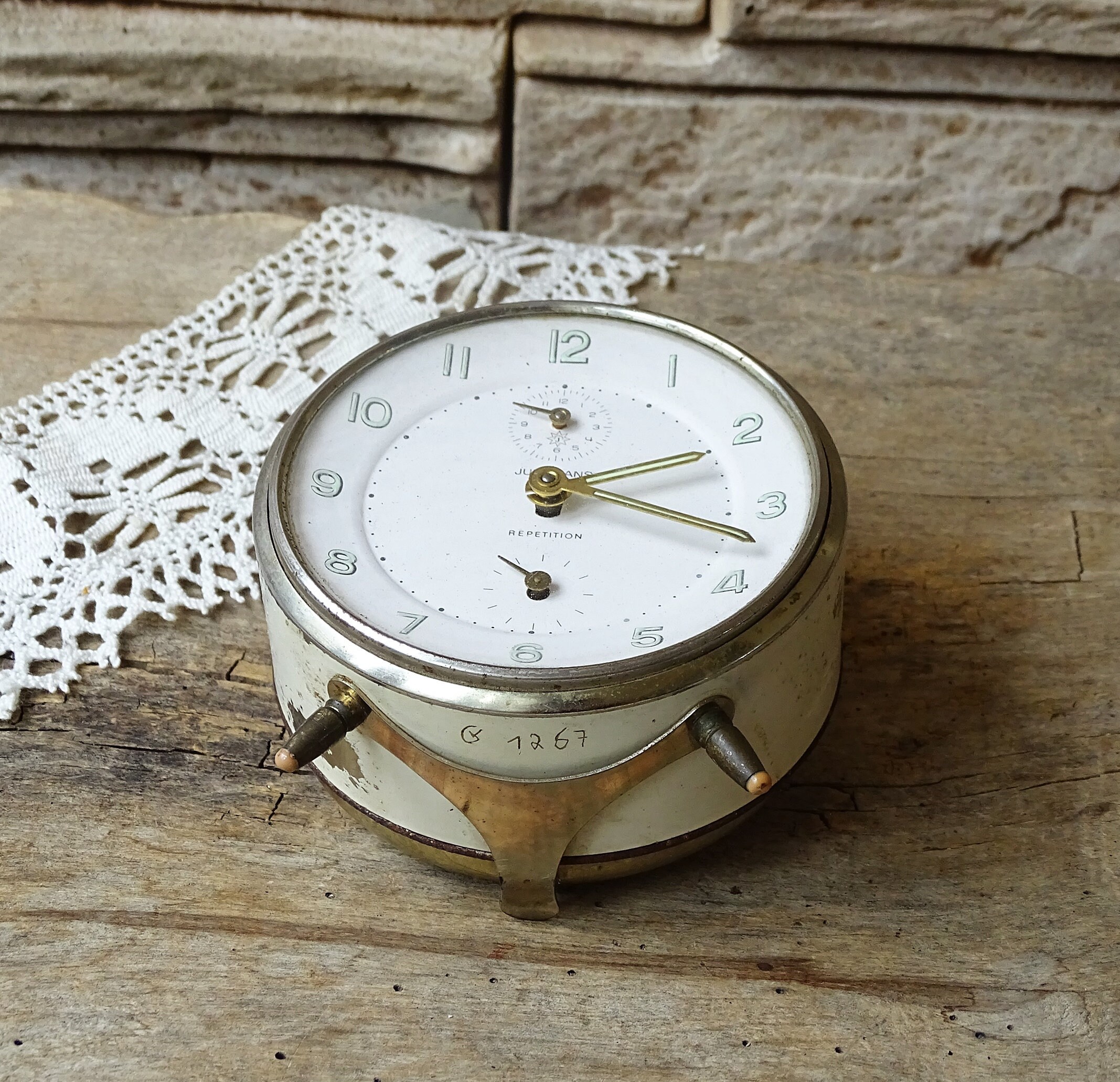 Vintage German Alarm Clock Junghans Repetition Mechanical - Etsy