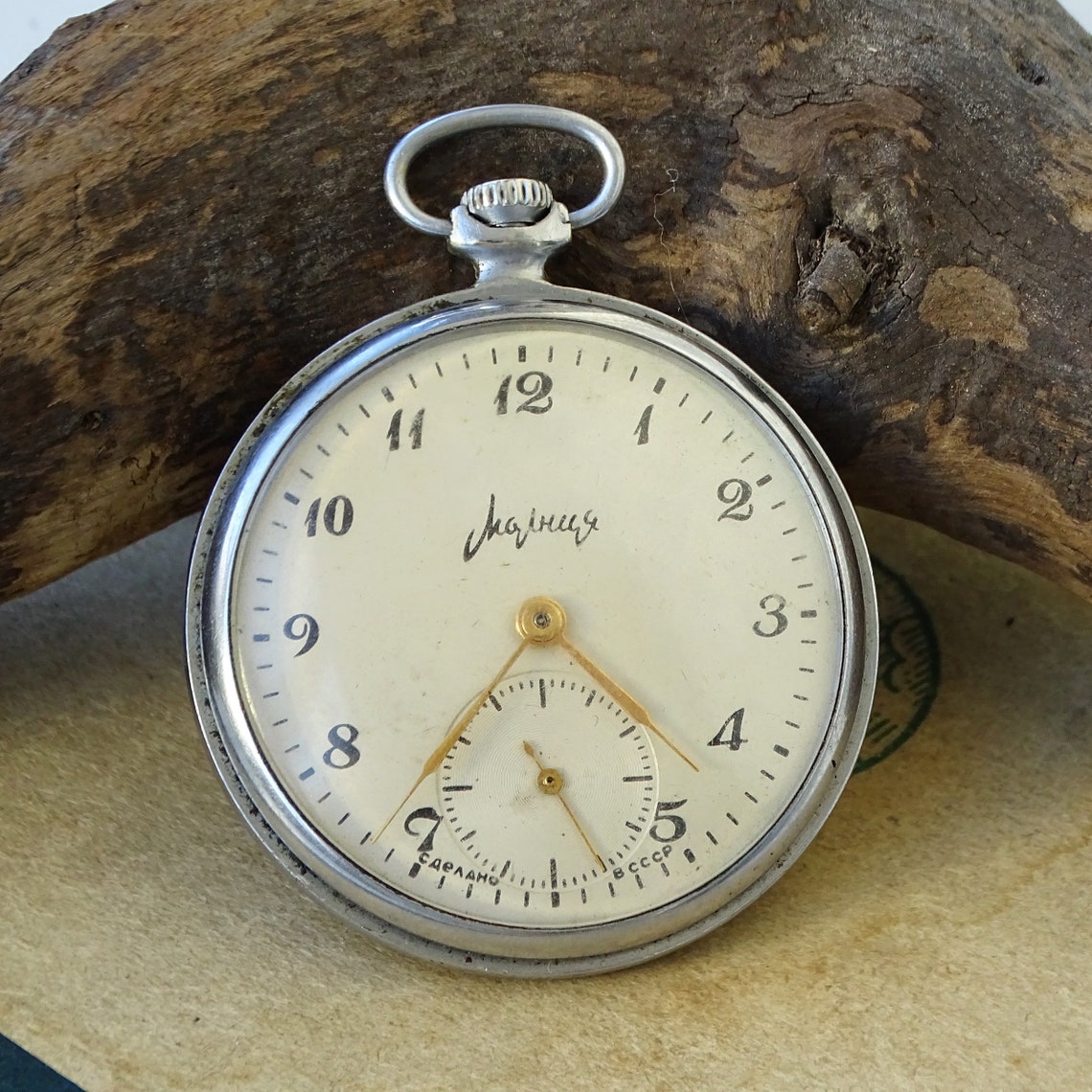 Rare Russian Pocket Watch Molnia Men's Pocket Watch - Etsy