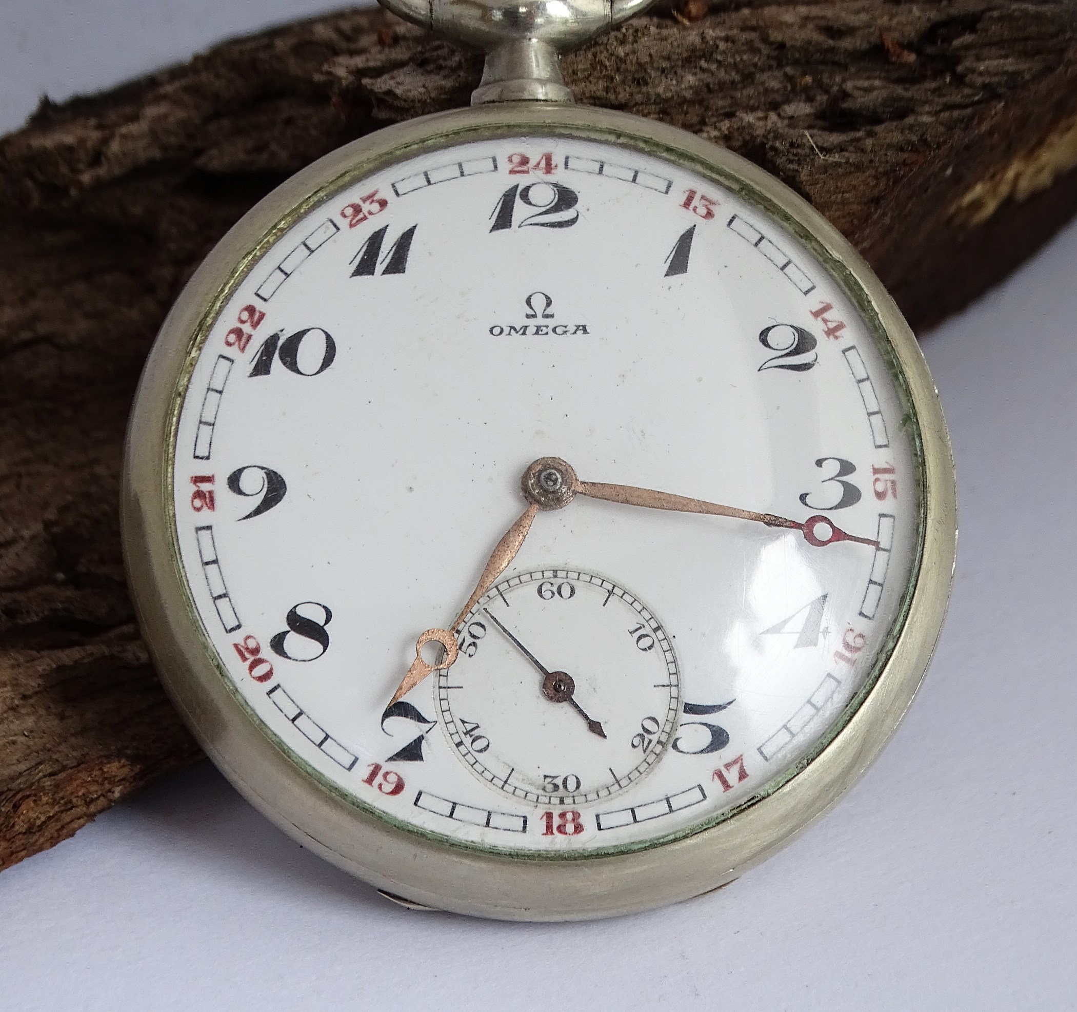 Rare Swiss Made Pocket Watch Omega-1929, Working Antique Pocket Watch ...
