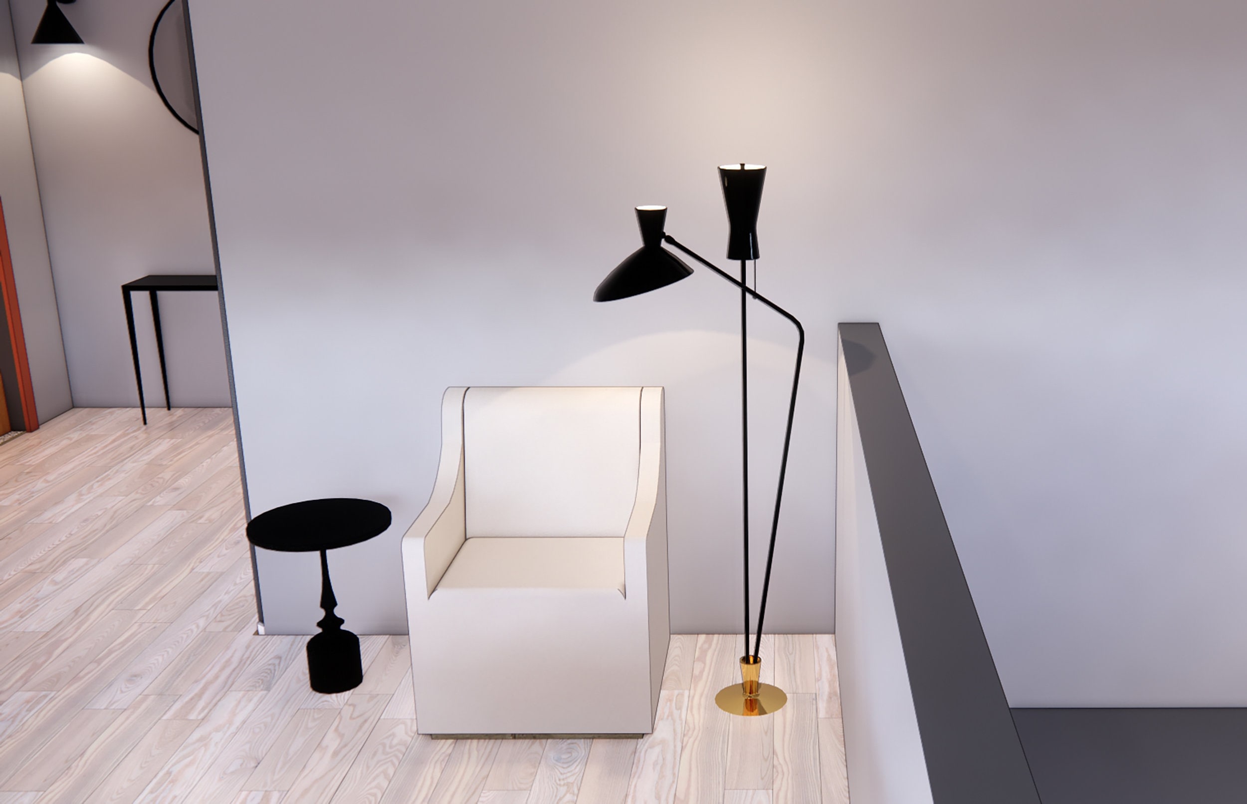 Dual Function Floor Lamp - Revit Family File - Etsy