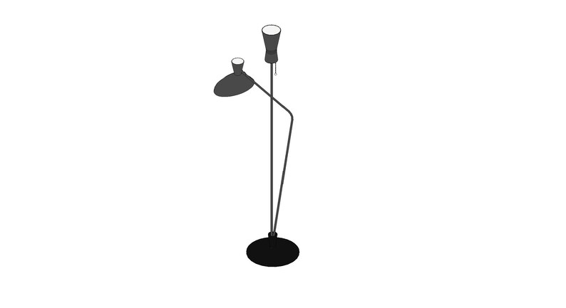 Dual Function Floor Lamp - Revit Family File - Etsy
