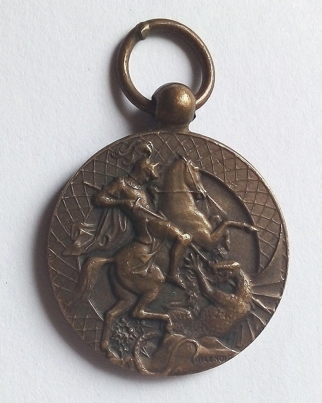 Rare Old Medal St. George Dated 1927 - Etsy