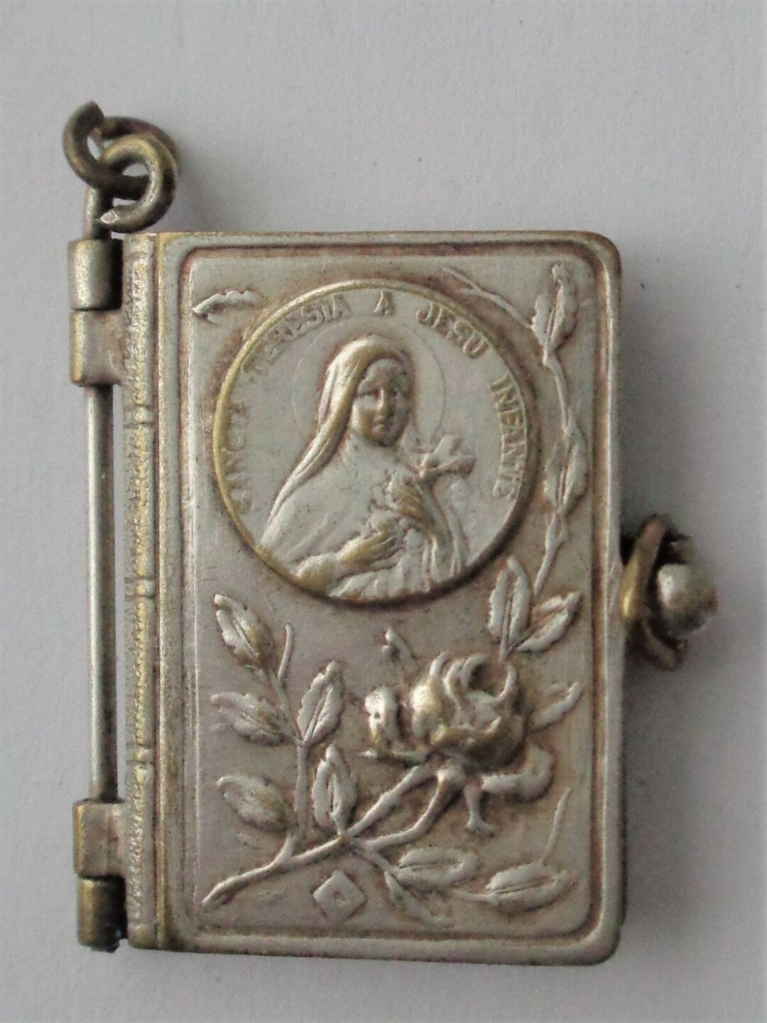 Rare Old Locket With Images Life of ST. Theresa - Etsy