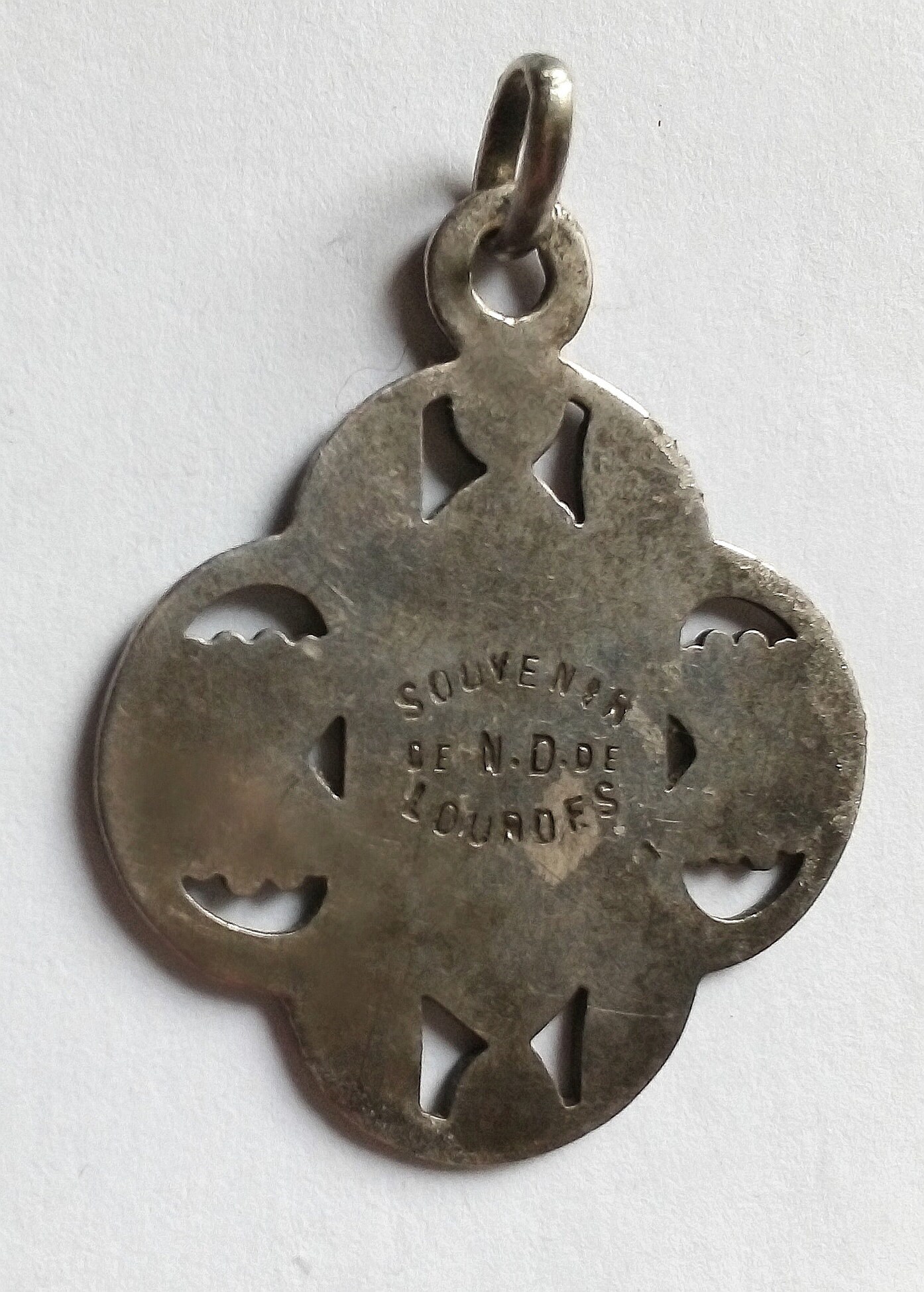 Antique Religious Solid Silver Medal Virgin Mary - Etsy