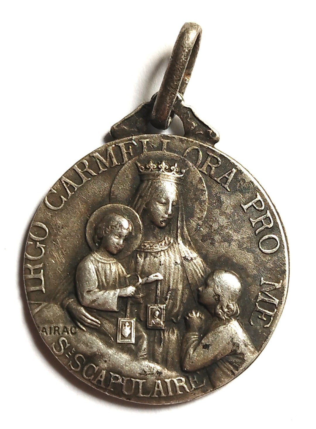 Gorgeous Old Scapular Religious Medal - Etsy