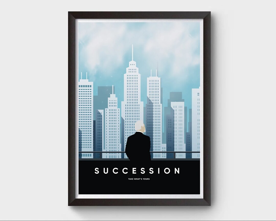 Succession Movie Poster Film Poster, Minimalist Movie Poster ...