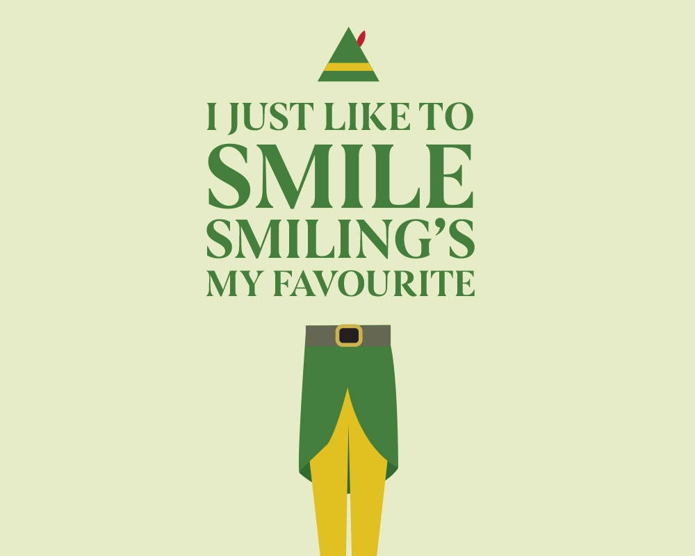 Elf - A3 movie poster, film poster, minimalist movie poster, elf poster ...