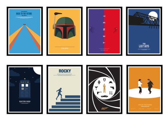 Minimal Movie Posters For Sale Minimalist Movie Poster Etsy