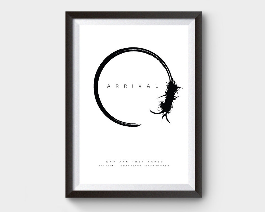 Arrival Movie Poster Art Print Film Minimalist Movie - Etsy
