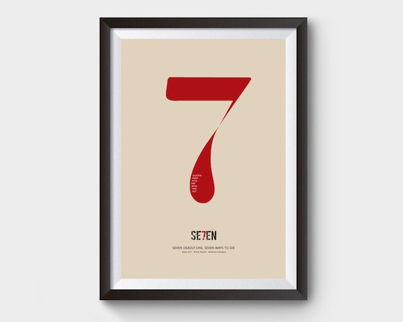 Seven Movie Poster Prime Video: Seven