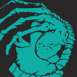 Alien Movie Poster Digital Download Minimalist Movie Poster Wall Art ...