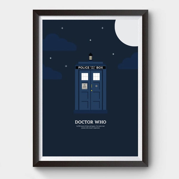 Doctor Who Poster - Etsy