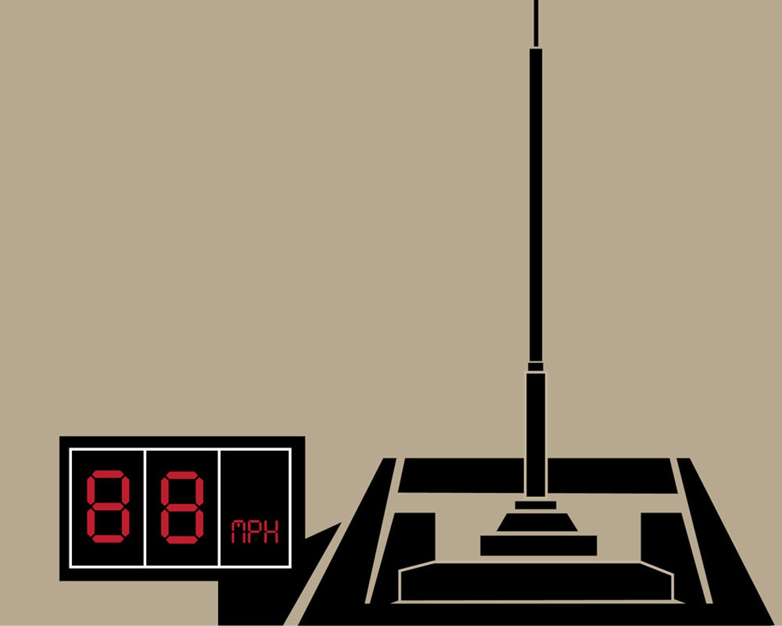 Back to the future 88 mph A3/A4 film poster movie poster | Etsy