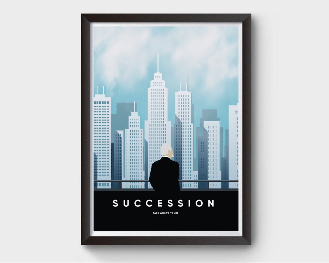 Succession Movie Poster Film Poster, Minimalist Movie Poster ...