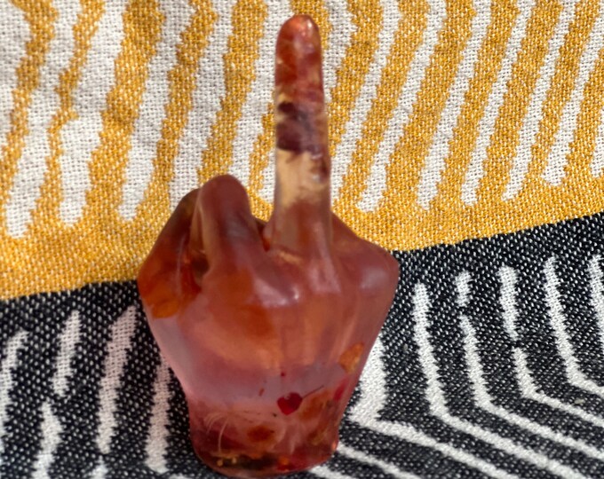 Floral Middle Finger - Etsy