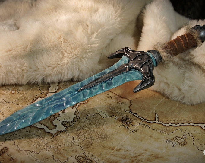 Stalhrim Sword Dagger Glass Skyrim Cosplay Prop Costume Weapon Knife ...