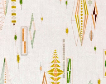 Purple Utopia Vintage Original Damask Wallpaper Retro 1960s - Etsy