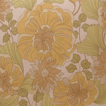 Vintage Yellow Wallpaper