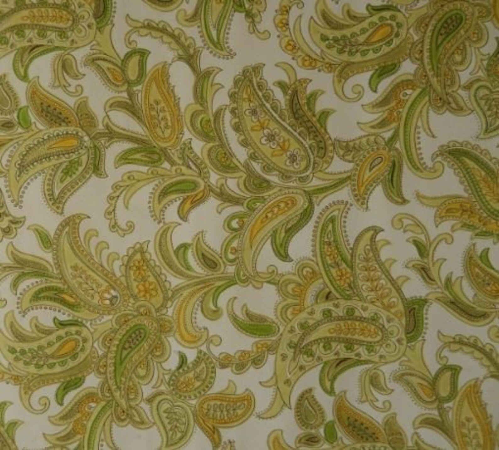 Midcentury Paisley 70s 60s Fab Original Design Vintage Wallpaper ...