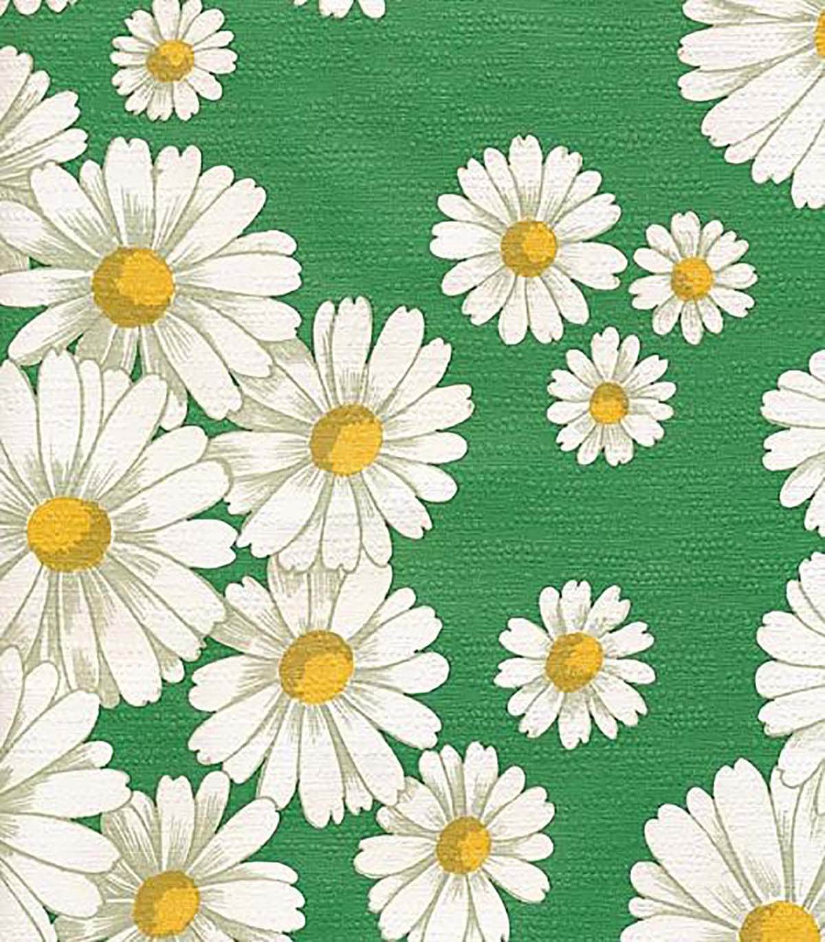 Vintage Daisies Wallpaper