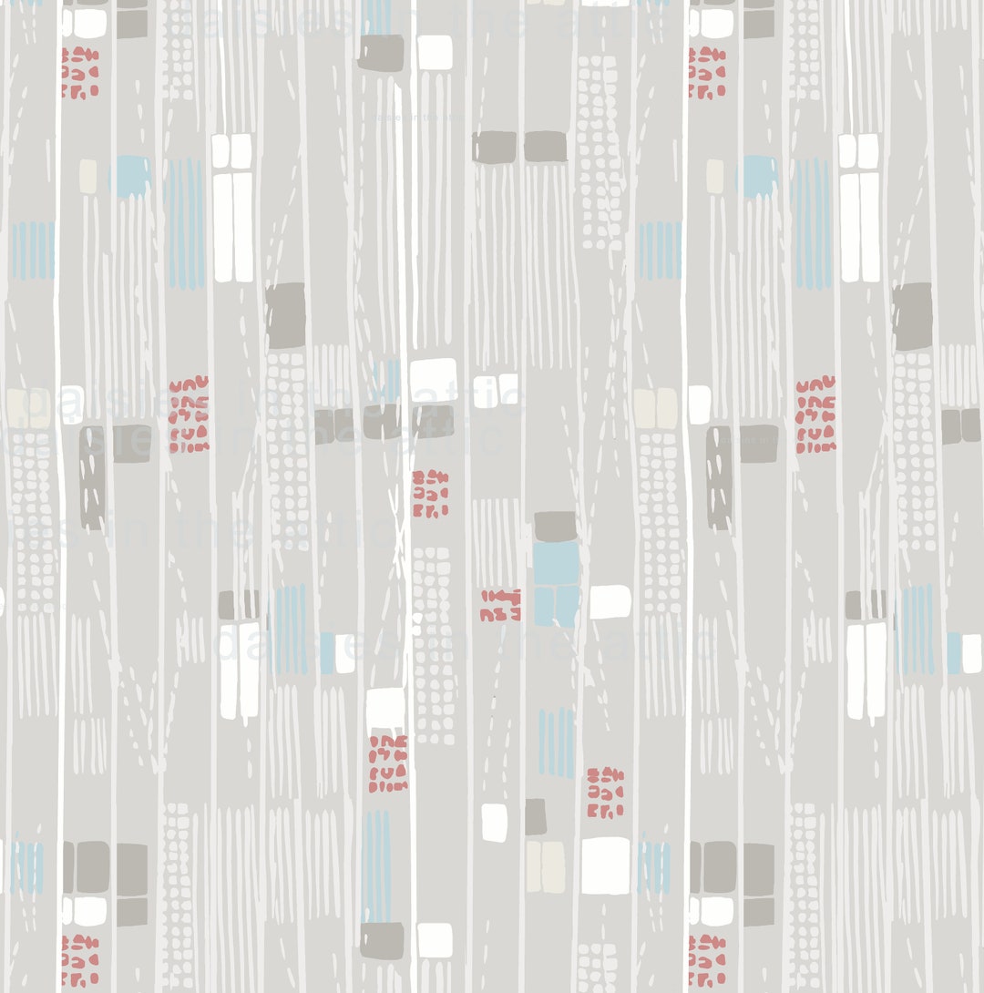 ATOMIC 2 1950s 60s Original Mid Century Vintage Fabulous Wallpaper - Etsy
